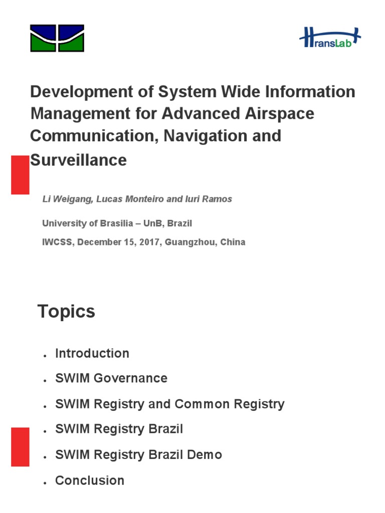 Development of System Wide Information Management For Advanced Airspace ...