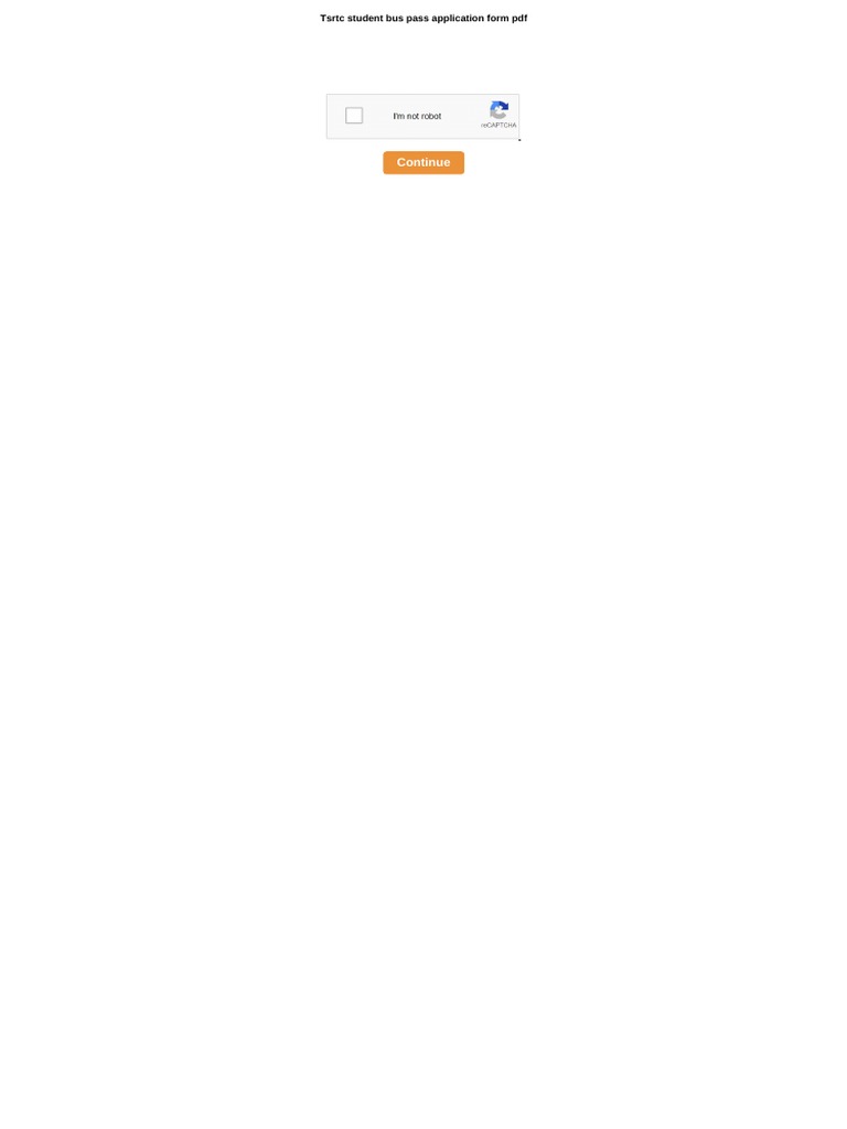 Continue: TSRTC Student Bus Pass Application Form PDF | PDF | Bus ...