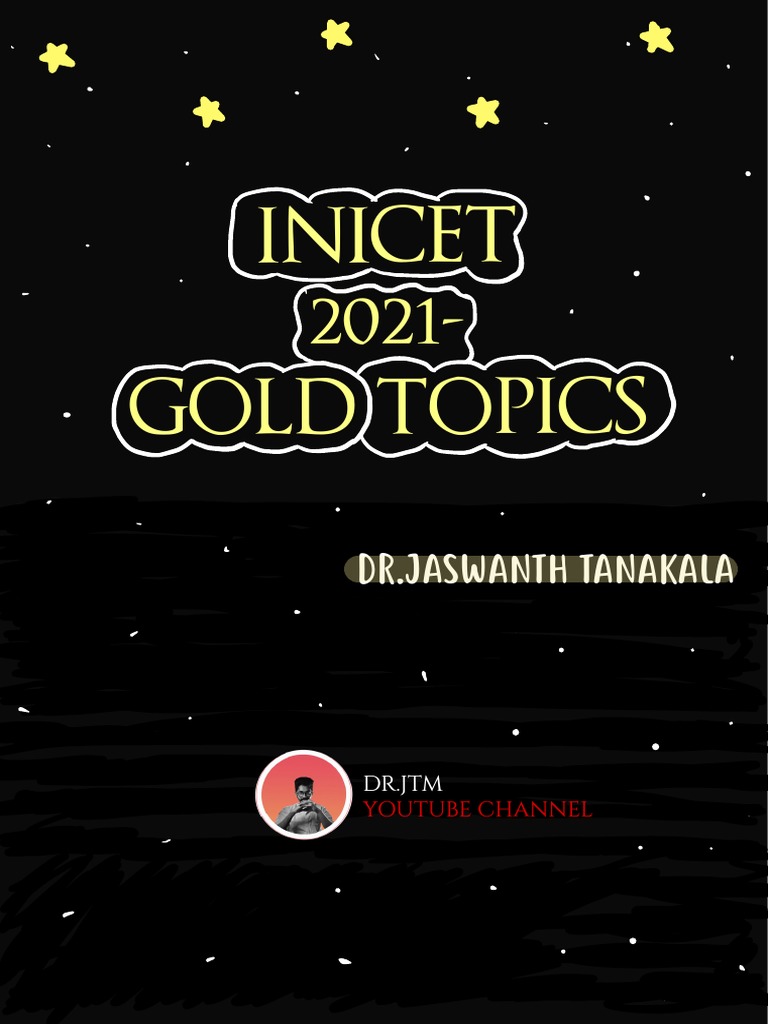 Inicet 2021-Gold Topics: GG - QQQ GQGQ - ÷ | PDF | Mental Disorder | Enzyme