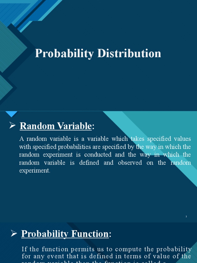 6.probability Distribution by Pranto 1104 | Download Free PDF ...