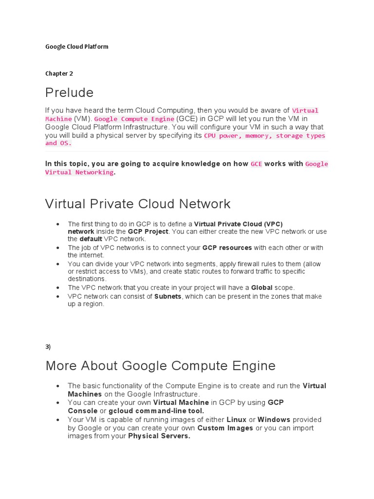 Google Cloud Platform | PDF | Cloud Computing | Platform As A Service