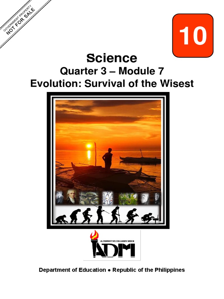 Science: Quarter 3 - Module 7 Evolution: Survival of The Wisest | PDF ...