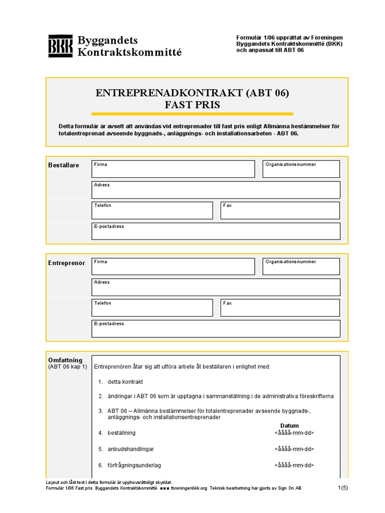 ABT 06 Fast Pris | PDF