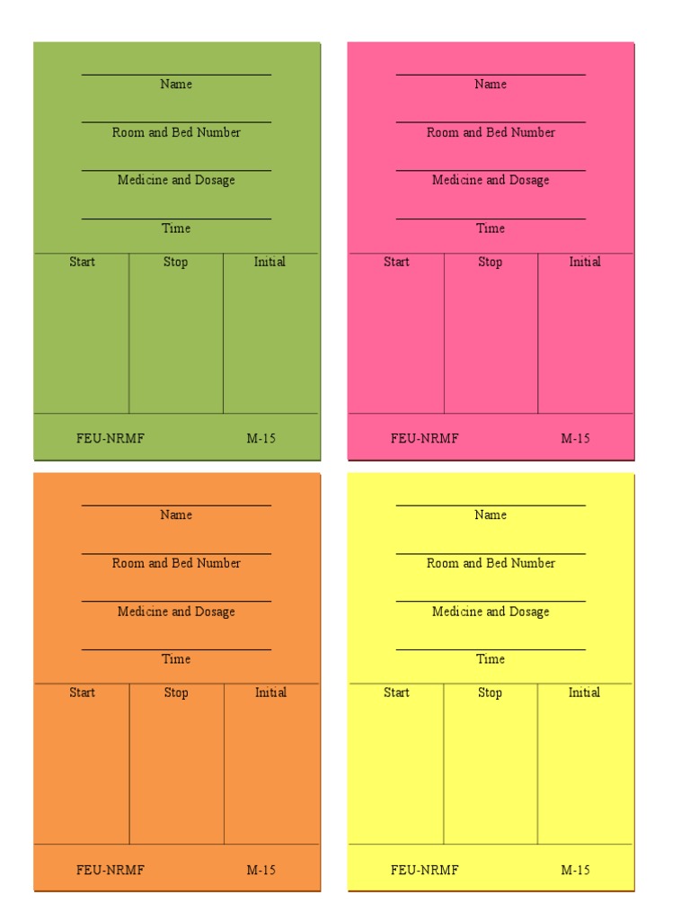 Medication Slip | PDF | Business | Finance & Money Management