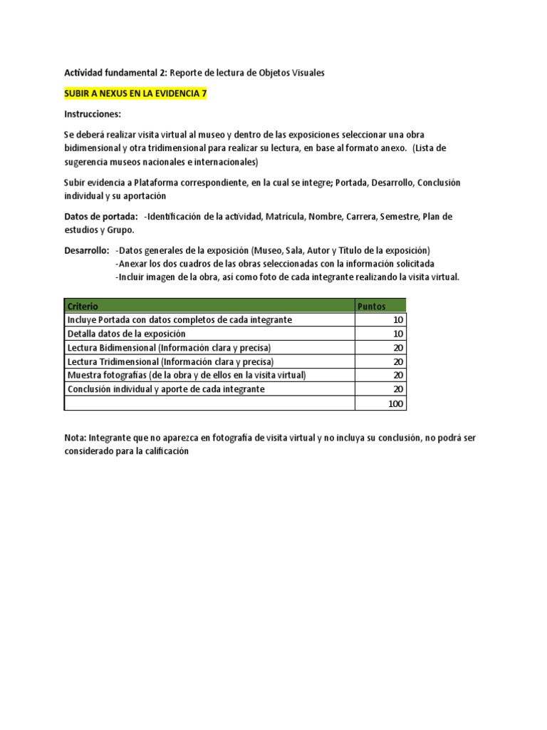 Af2-Visita Museo Virtual | PDF | Museo | Los símbolos