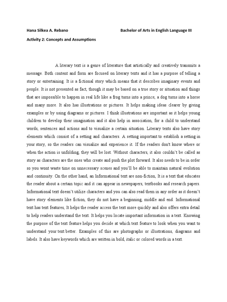 Language of Literary Text | PDF
