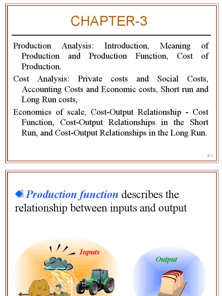 Short and Long Run Production Analysis | PDF | Economies Of Scale ...