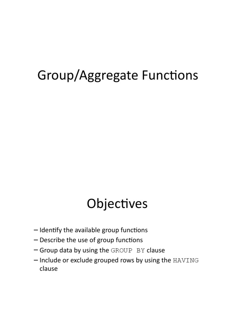 Aggregate Fun | PDF | Data | Data Management Software