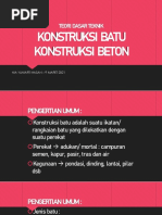 Definisi dan Manfaat Spesi dalam Bangunan | PDF