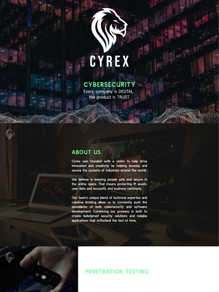 CYREX - Application Security - Service Deck | PDF | Penetration Test ...