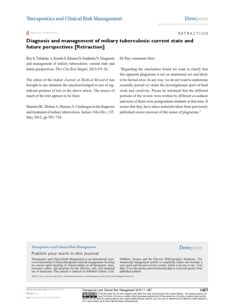 Diagnosis TB Milier | PDF | Open Access | Scholarly Communication