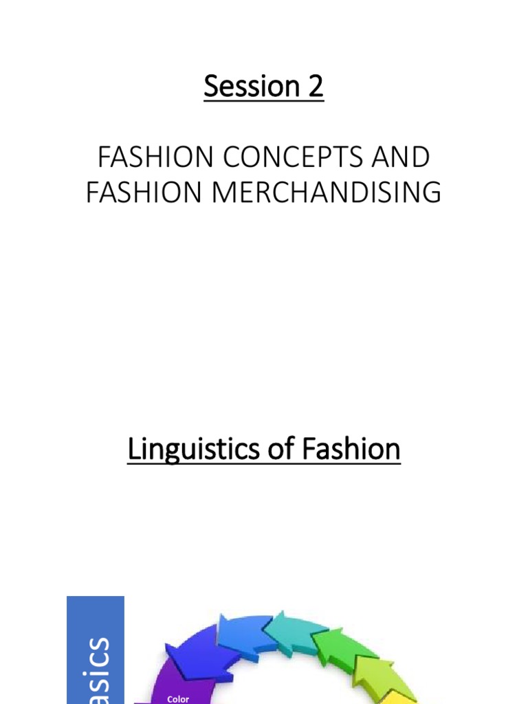 2 Fashion Concepts and Fashion Merchandising | PDF | Composition ...
