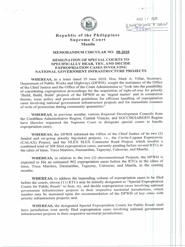 SC On Expropriation Case | PDF