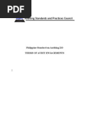 ISA 210: Audit Engagement Terms | PDF | Financial Audit | Financial ...
