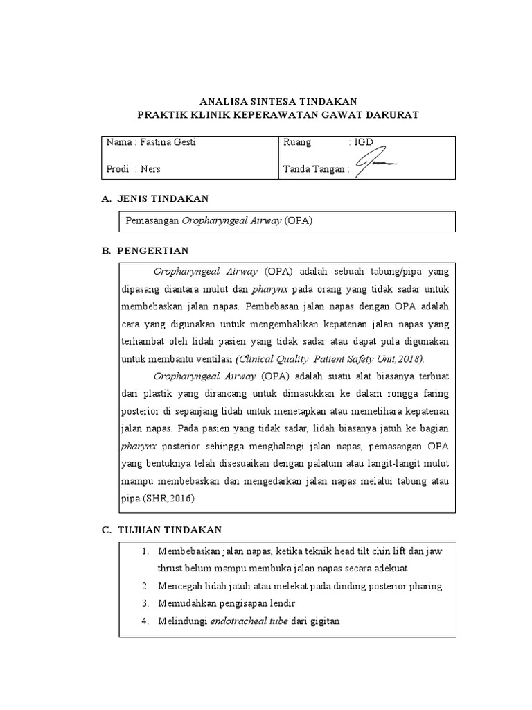 Ansis OPA Fastina Gesti | PDF | Kesehatan Holistik