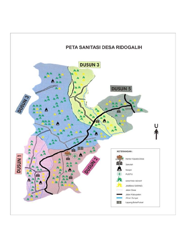 Contoh PETA SANITASI DESA | PDF