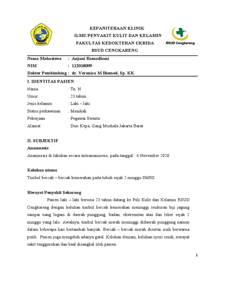 Psoriasis Gutata - Anjani Ramadhani | PDF | Sains & Matematika