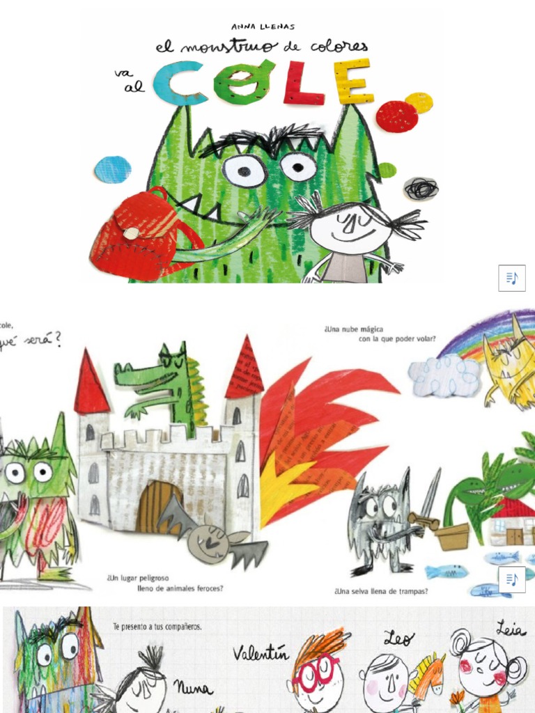 Cuento El Monstruo de Colores Va Al Cole | PDF