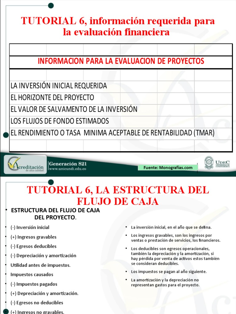 No 6 Tutorial Estructura Del Proceso de FNE | PDF | Depreciación ...