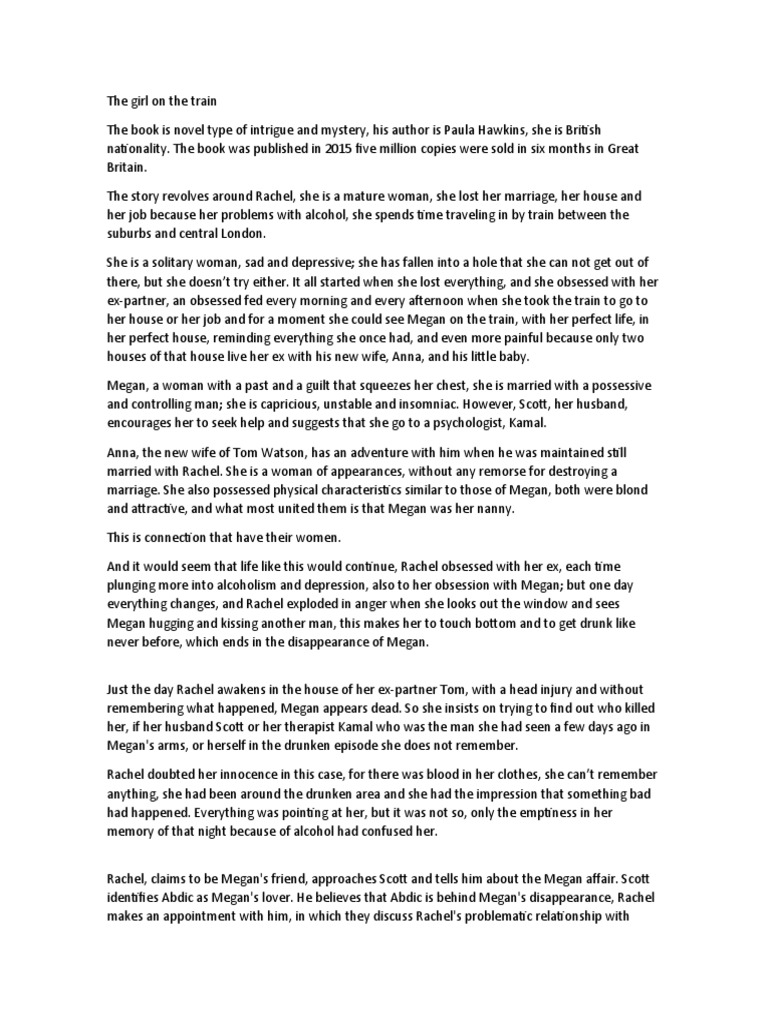 The Girl On The Train | PDF