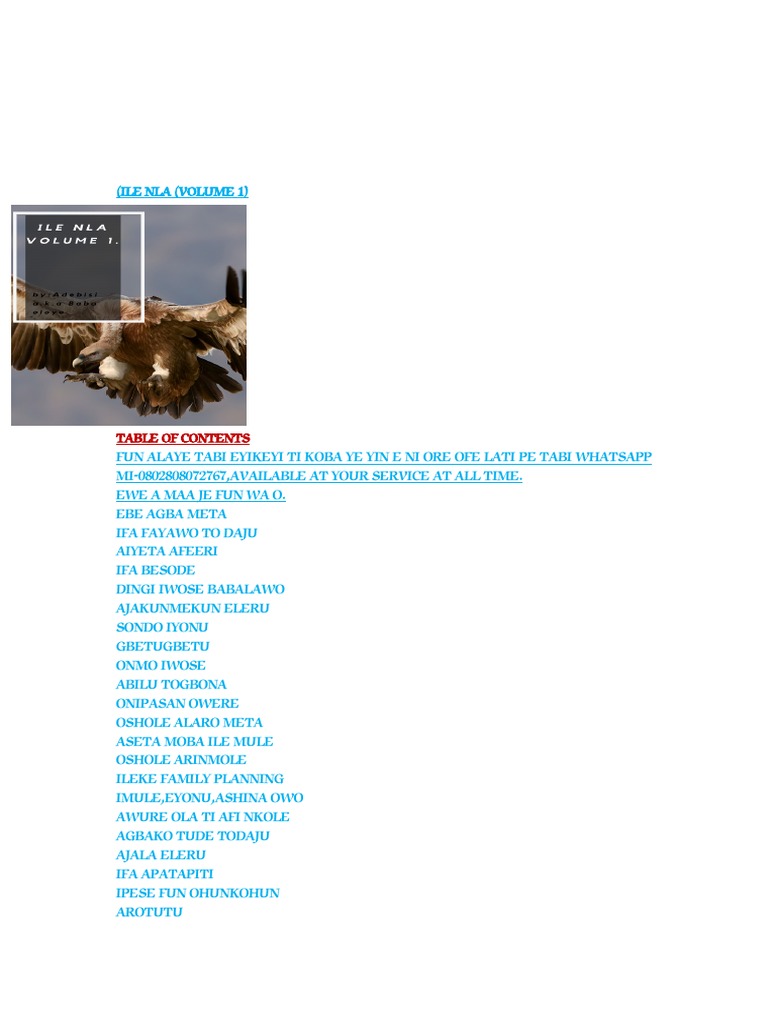 Ile Nla-1 | PDF