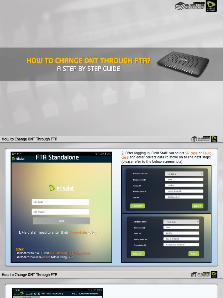 Awareness - How To Change ONT Through FTA | PDF