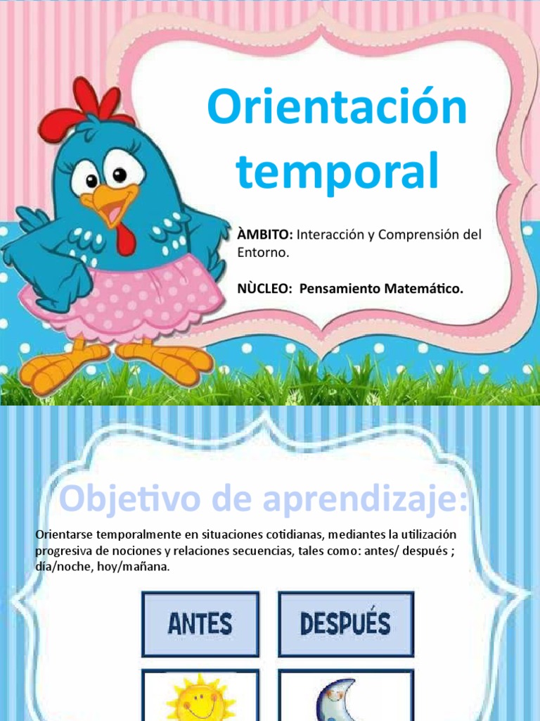 Actividades de Orientación Temporal para Niños | PDF