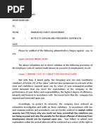 Notice To Explain Template With Preventive Suspension | PDF ...