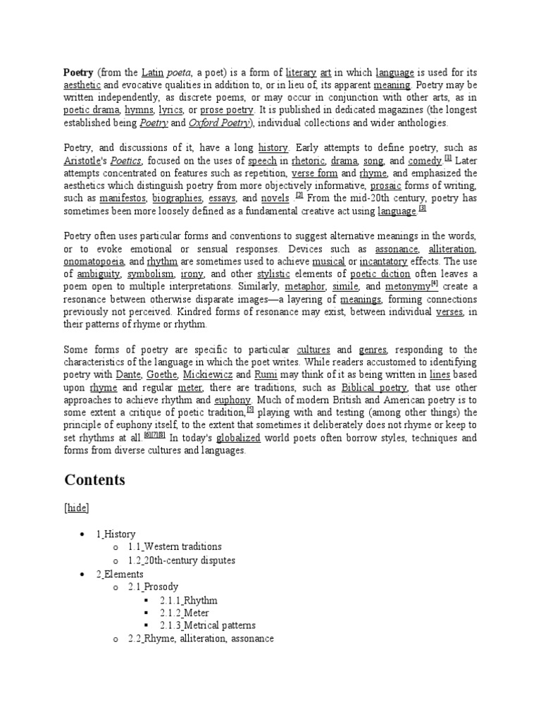 Poetry With Detail Rules 2007 | PDF | Poetry | Network Protocols