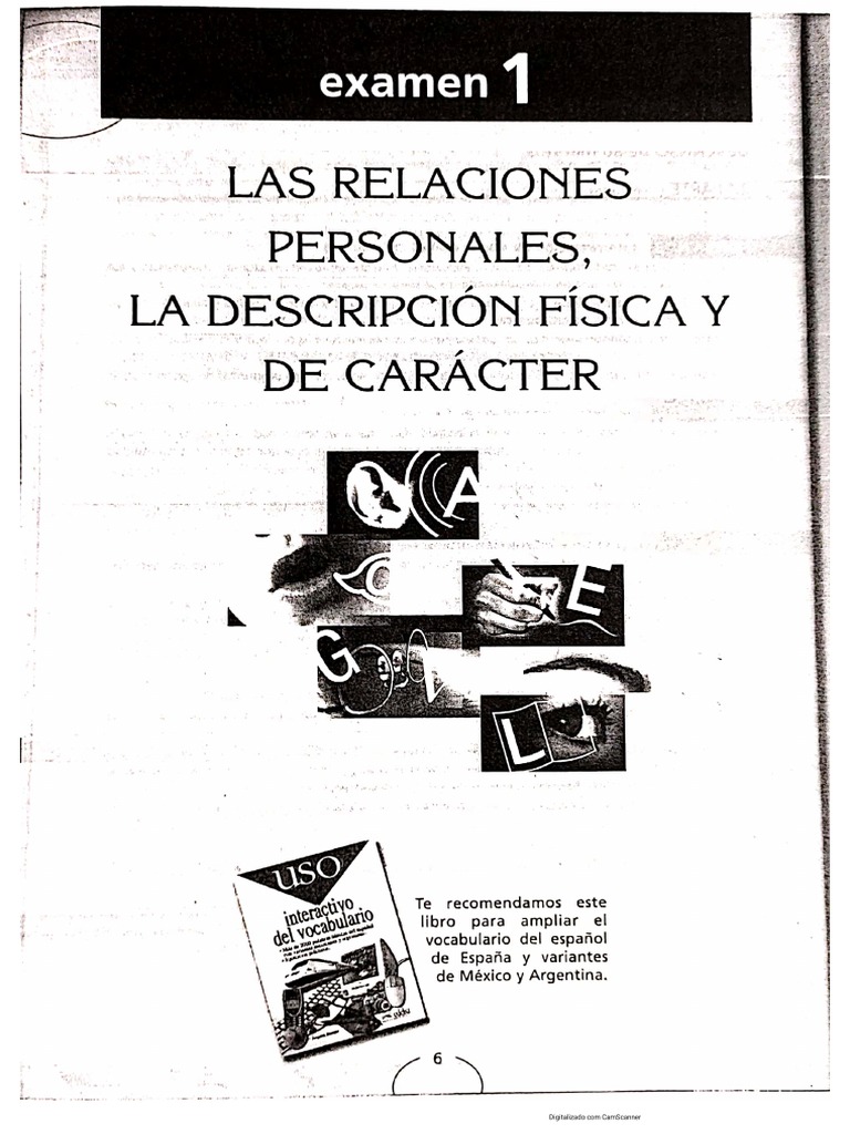Examen 1 Dele b1 | PDF