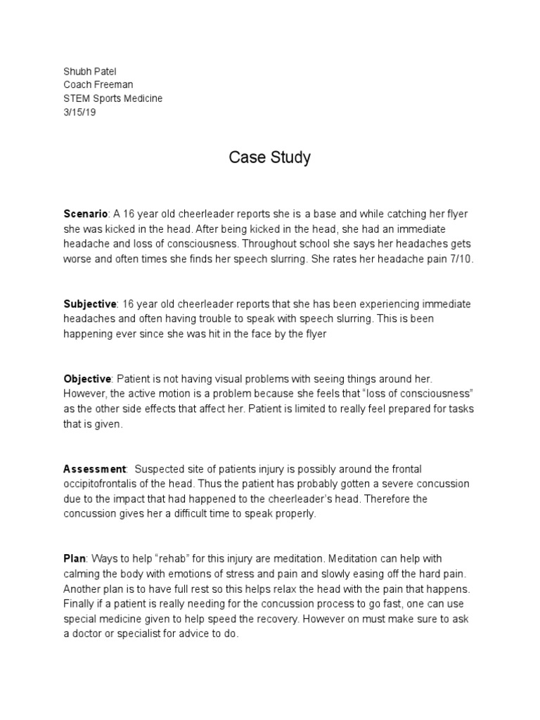 Soap Note Example | PDF