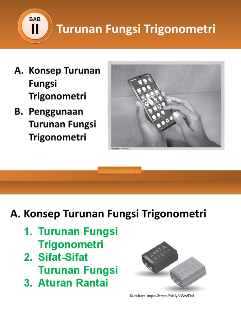 Materi Turunan Fungsi Trigonometri | PDF