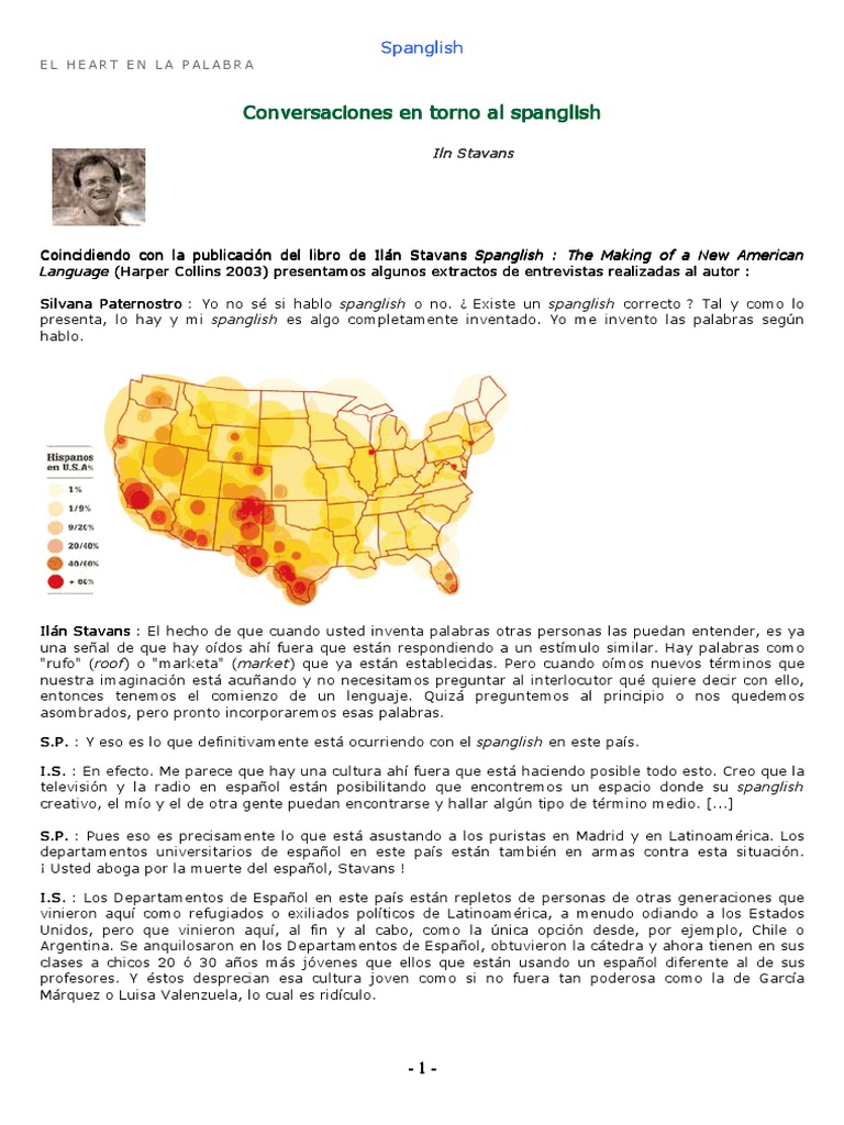 Spanglish - Conversaciones en Torno Al Spanglish | PDF | Cultura ...