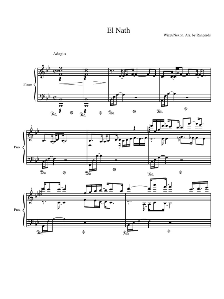 El Nath (Piano) by Rangerds | PDF
