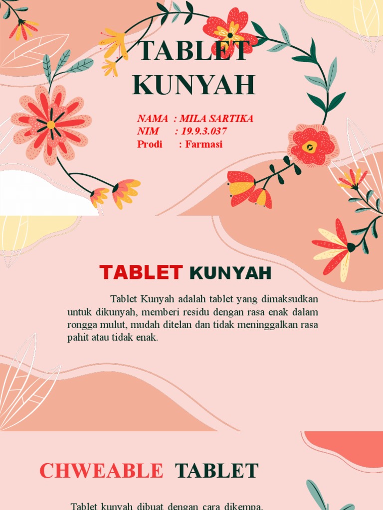 Tablet Kunyah | PDF