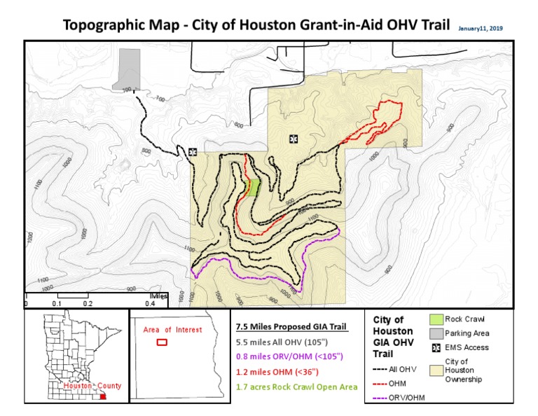Houston ATV Trail Topo | PDF | Land Transport | Recreation