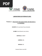 Practica 1 Lab Potencia Fluida Fime | PDF | Filtración | Lubricante