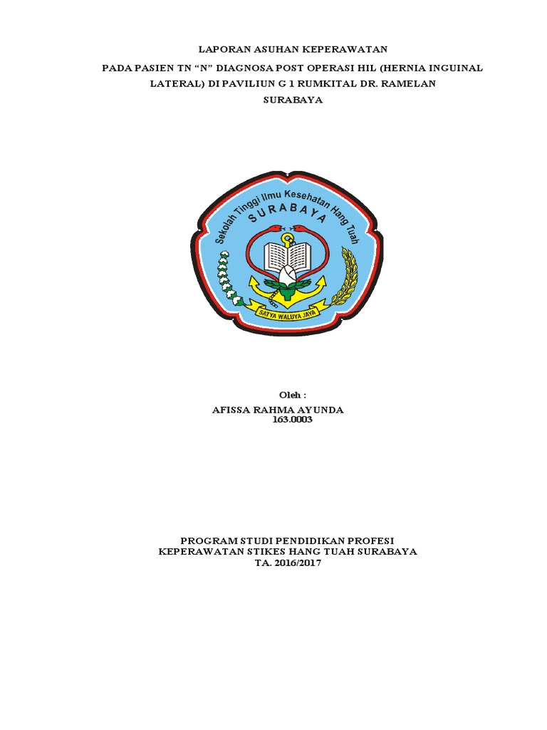 Asuhan Keperawatan Pasien Post Op HIL | PDF