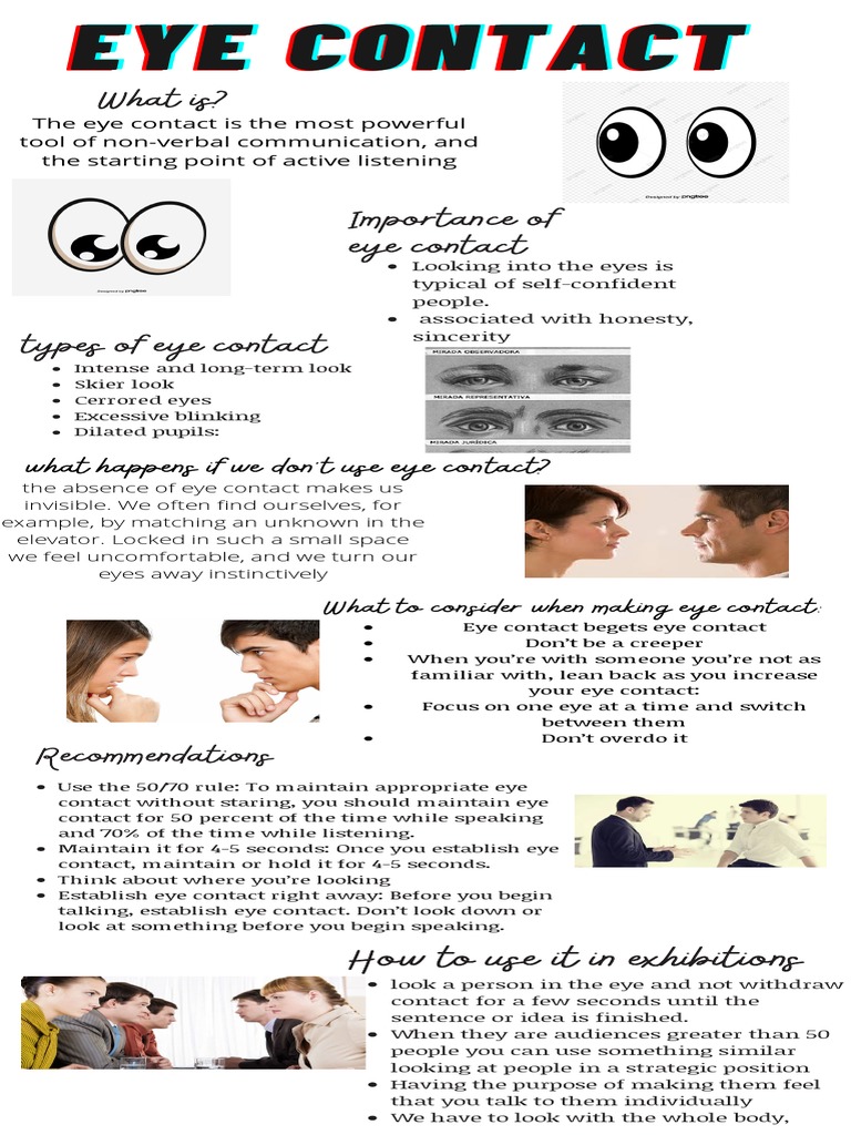 Importance of Eye Contact: What Is? | PDF | Eye | Cognition