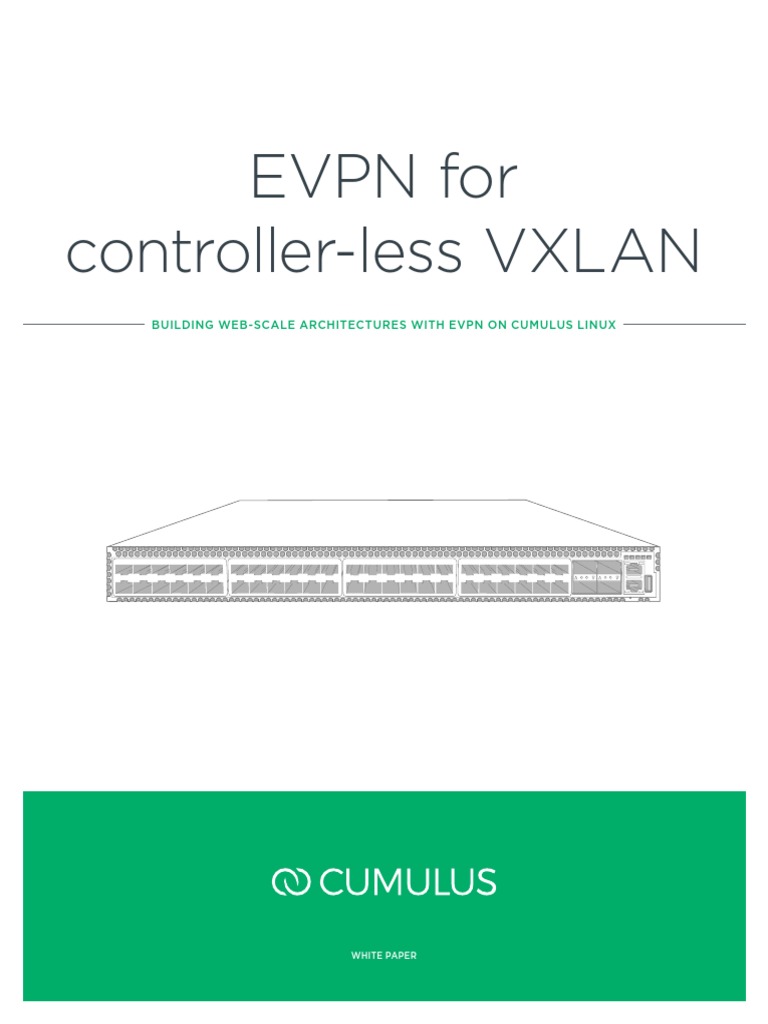 EVPN For Controller-Less VXLAN: White Paper | PDF | Computer Network | Internet Protocols
