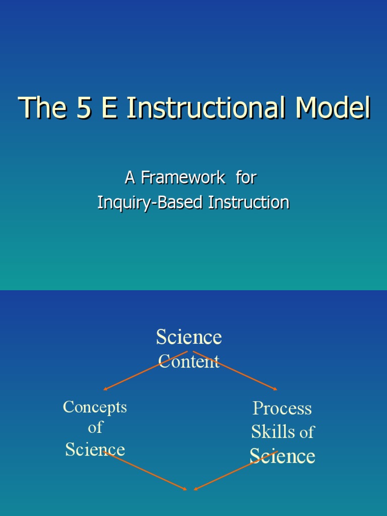 The 5 E Instructional Model | PDF | Science | Academic Discipline ...