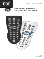 Black Universal Remote | PDF | Set Top Box | Remote Control