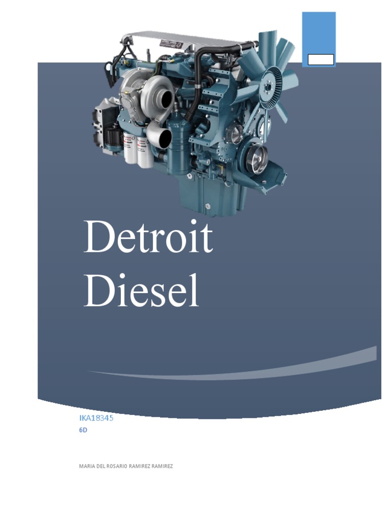 Detroit Diesel en 1987 | PDF | Hogar, jardinería y bricolaje | Tecnología
