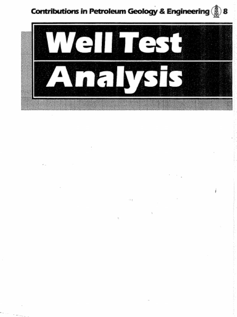 Well Test Analysis | PDF