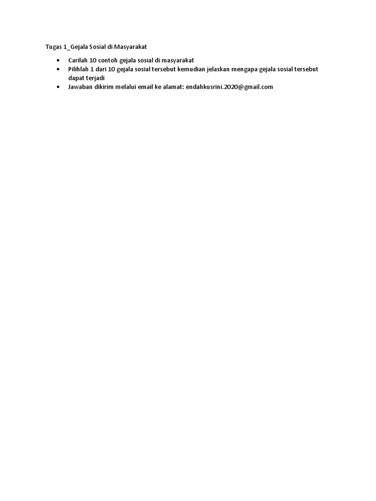 10 Gejala Sosial di Masyarakat | PDF | Karier & Perkembangan | Ilmu Sosial