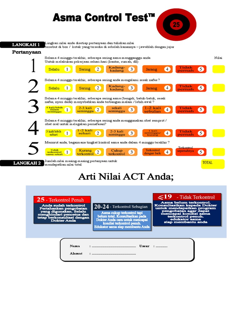 Asma Control Test | PDF