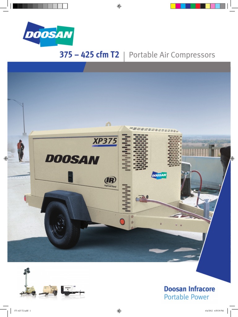 375 - 425 CFM T2: Portable Air Compressors | PDF | Vehicles | Vehicle ...