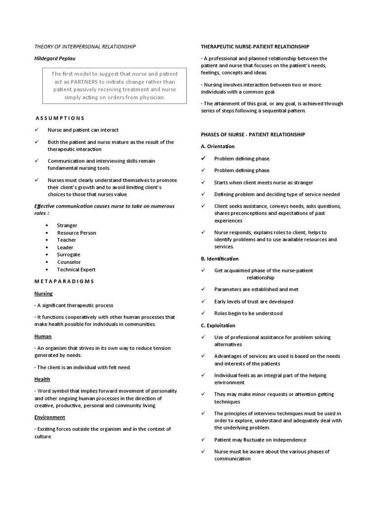 TFN Reviewer Finals | PDF | Nursing | Human Nature