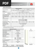 Antenna Specifications | PDF | Decibel | Antenna (Radio)