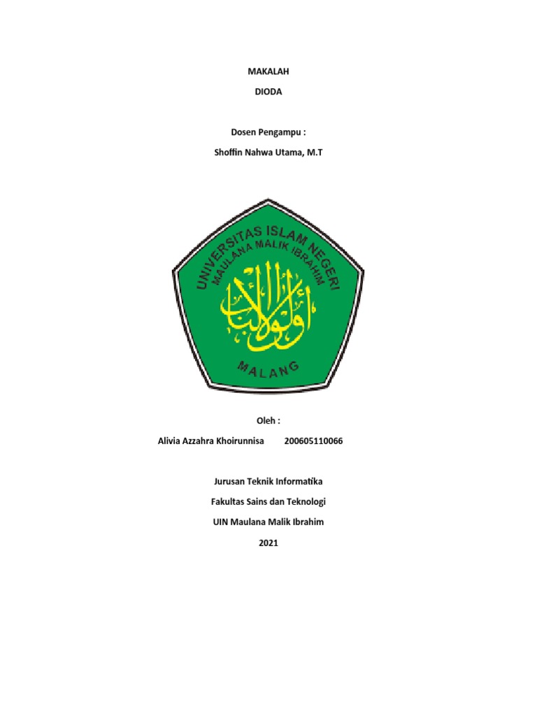 Makalah Dioda | PDF